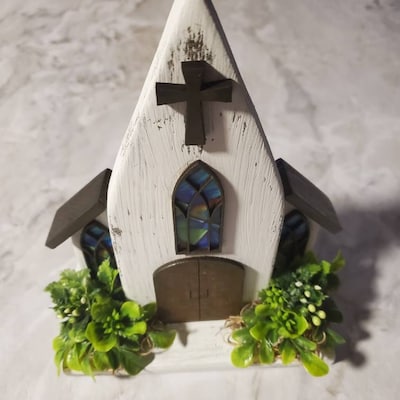 White Primitive Church - Etsy