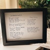 Handwritten Recipe Custom Wood Framed Printed Family Kitchen Sign - Etsy