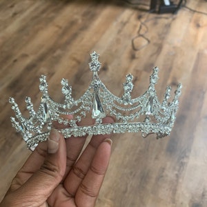 Purple violet tiaras wedding Crowns Leave Bridal Crown Pearl | Etsy