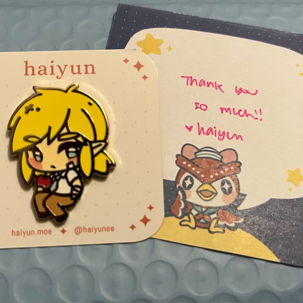 BOTW School Days Zelda & Link Hard Enamel Pins / Legend of Zelda ...