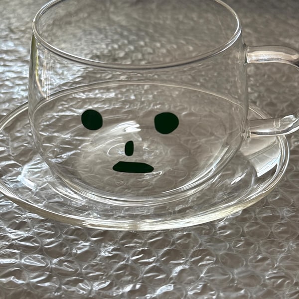 Smiski Matcha Cup, Glass, Iced Coffee, Tea - Etsy