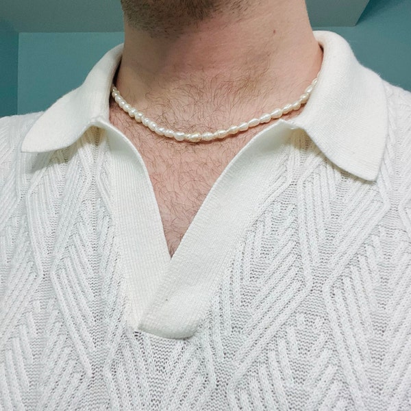 Men's Pearl Bracelet 8, Men's Pearl Jewelry, Boyfriend Gift's, Gift's ...