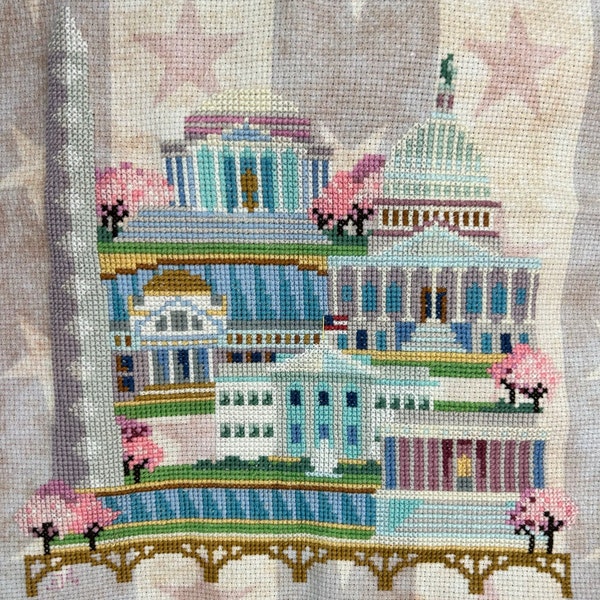 Pretty Little Washington DC - Satsuma Street Modern Cross Stitch ...