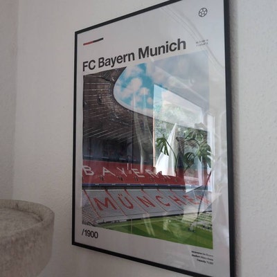 Real Madrid CF Poster Print Santiago Bernabéu Stadium Football Poster ...