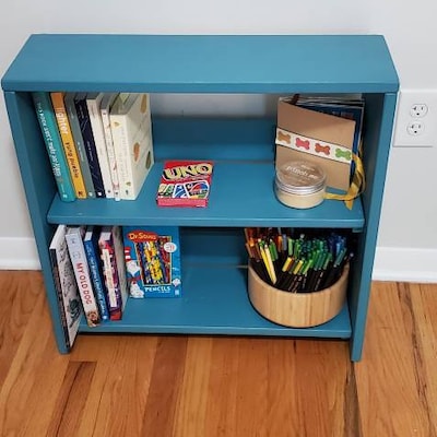 Small Pine Wood Bookcase Kit Wooden Bookshelf Kit Wood Shelf Unit Kit ...