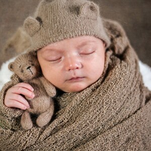 RTS Newborn Felted Animal Toys, Felted Stuffies, Newborn Photo Props ...