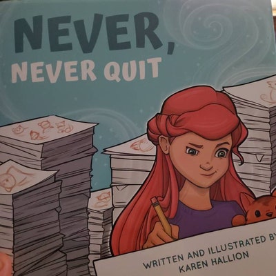 Never, Never Quit Children's Book - Etsy