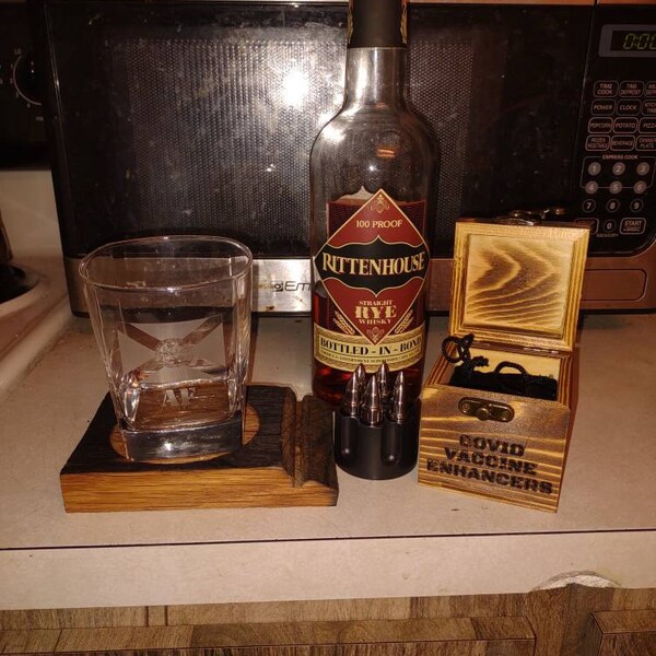 Whiskey Stones | Extra Large Whiskey Bullet |personalized Wooden Gift ...