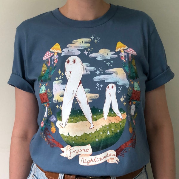 Fresno Nightcrawler - Cryptid Portraits - Short-sleeve Unisex T-shirt ...