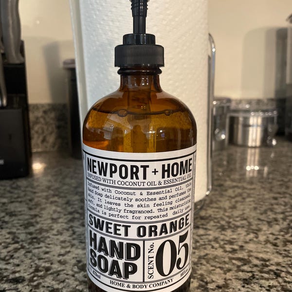 Newport and Home Sweet Orange Hand Soap 16oz - Etsy