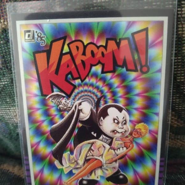 1985 Style Donruss Kaboom Nasty Nick Evil Eddie ACEO Custom Card Gpk ...