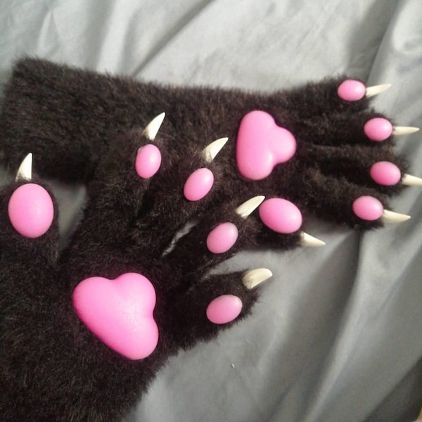Fursuit Five Finger Realistic Version Paws - Animal Bear Lion Tiger ...