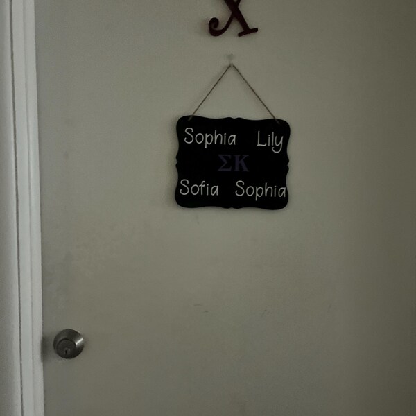 Dorm Room Name Sign, Roomates Name Sign, College Dorm, Suite Mates Sign ...