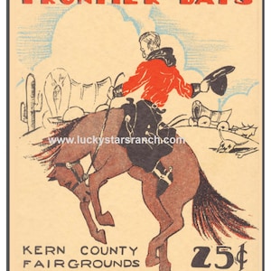 COWBOY Rodeo Poster Texas Cowboy Reunion 1930 Vintage Poster - Etsy