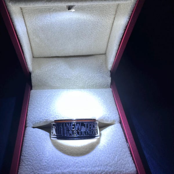 Roman Numeral Band , High School Class Ring , College Jewelry ...