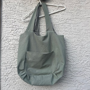 Shoulder Bag Easy Pattern Shoulder Bag PDF Sewing Pattern Double Sided ...