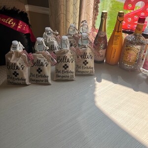 Girls Getaway Survival Kit Hangover Kit Bags Bachelorette - Etsy