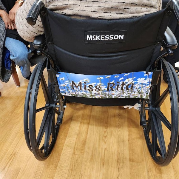 Personalized Wheelchair Name Plate: Custom Wheelchair Accessory - Etsy