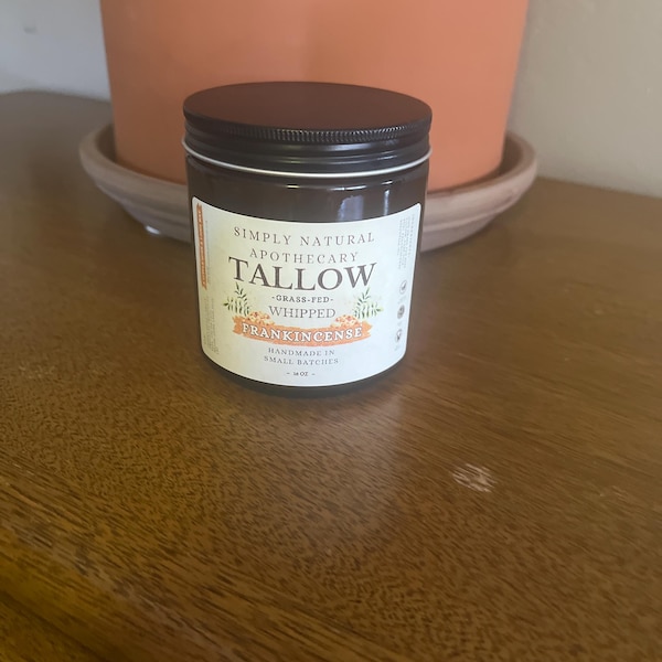 Tallow Mineral Sun Balm, SPF 30+, Natural Organic Sunscreen, Grass-fed ...