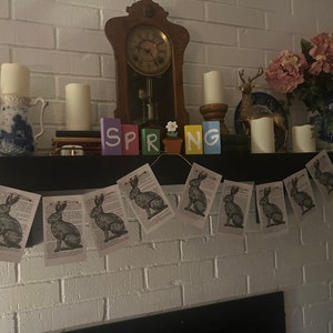 Spring Banner, Spring Garland, spring, Bunting Banner, Pennants, Rustic ...