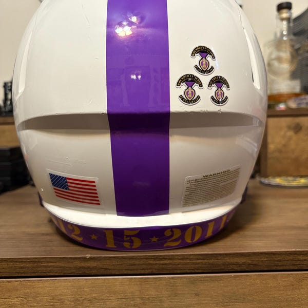 Custom 1 1/2 Inch Individual Helmet Numbers Dye Cut for Each Player ...