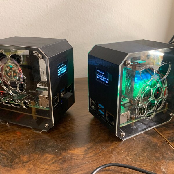 Raspberry Pi 4B Desktop Computer Case - Etsy