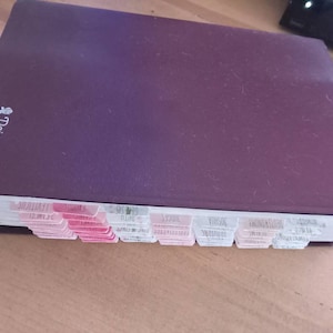 Glossy Vinyl Bible Tabs With Placement Guide for Bible Study - Etsy