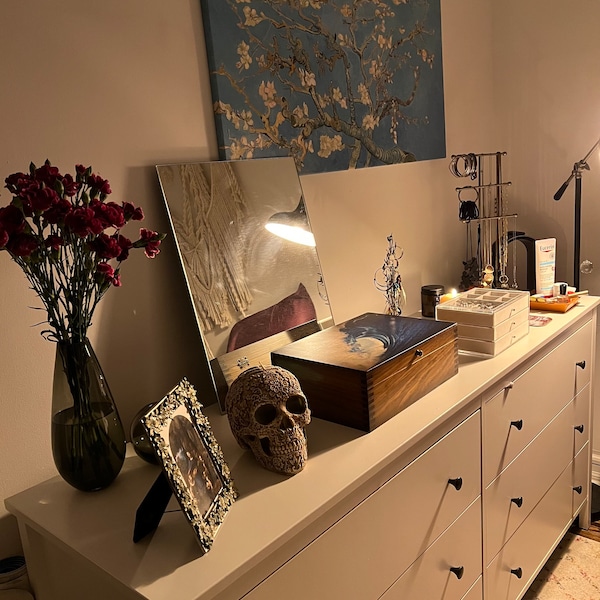 Blue Ocean Wave Memory Box - Etsy