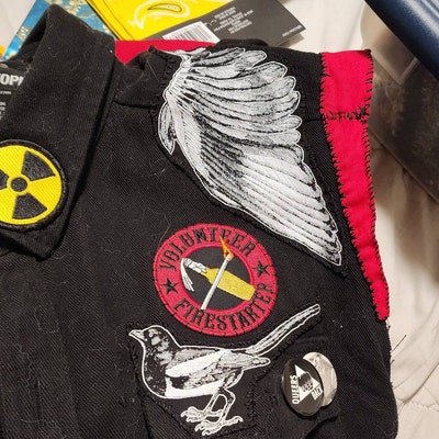 Skeleton Back Patch Black Metal Back Patch, Goth Backpatch, Death ...