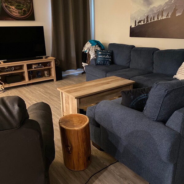 Cedar Stump Side/end Table - Etsy
