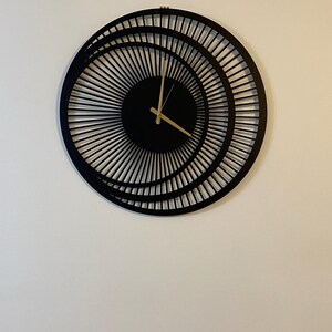 Unique Design Metal Wall Clock, Round Wall Clock, Triple Circle Metal ...