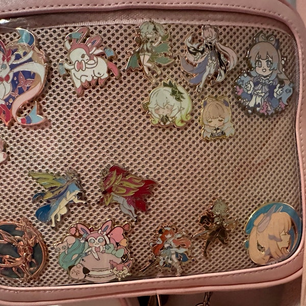 Ita Bag Crossbody: Pin Display Purse With Insert - Etsy