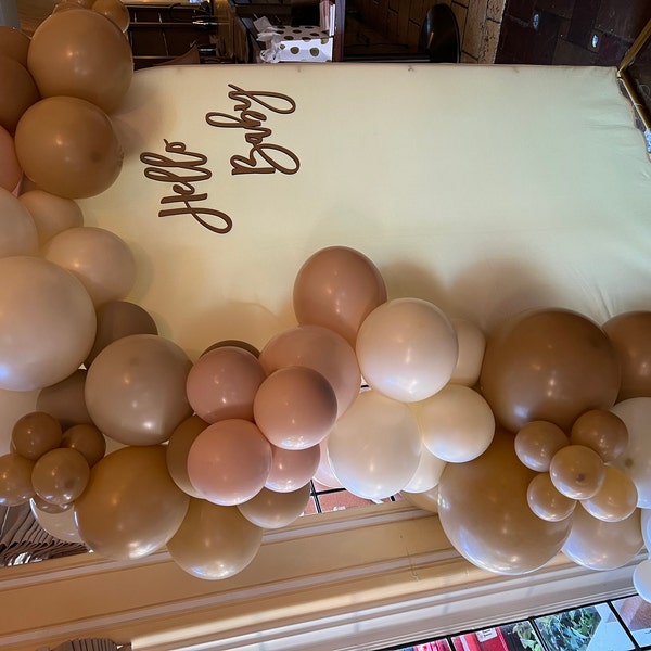 Hello Baby Sign, Oh Baby Shower, Gender Reveal, Cute Baby Shower Back ...