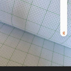 12 Count Aida Cloth Cross Stitch Embroidery Fabric, White - Etsy