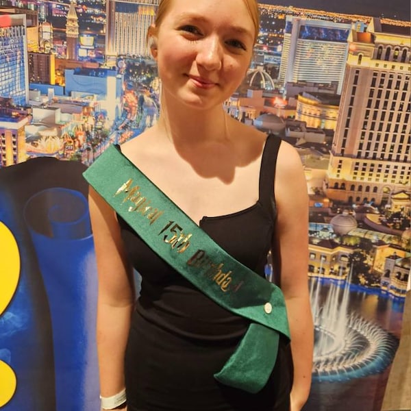 Custom Birthday Sash, Personalized Birthday Sash, Birthday Sash, Happy ...