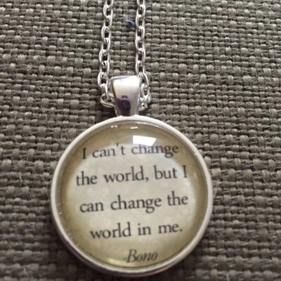 Custom Quote Necklace, Christmas Gift, Personalized Jewelry for Poem ...