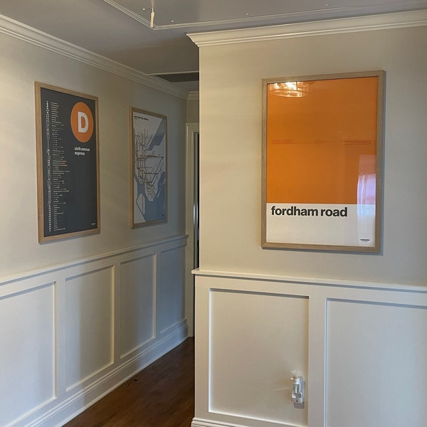 New York City Subway Map / NYC / Minimal Poster Print / Subway Style ...