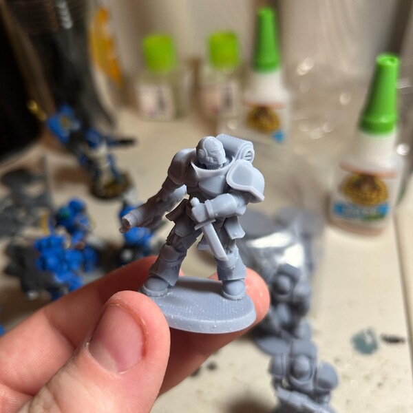 Nikita Bounty Hunter and Medusa AI Print Minis 2x 28mm Characters and ...