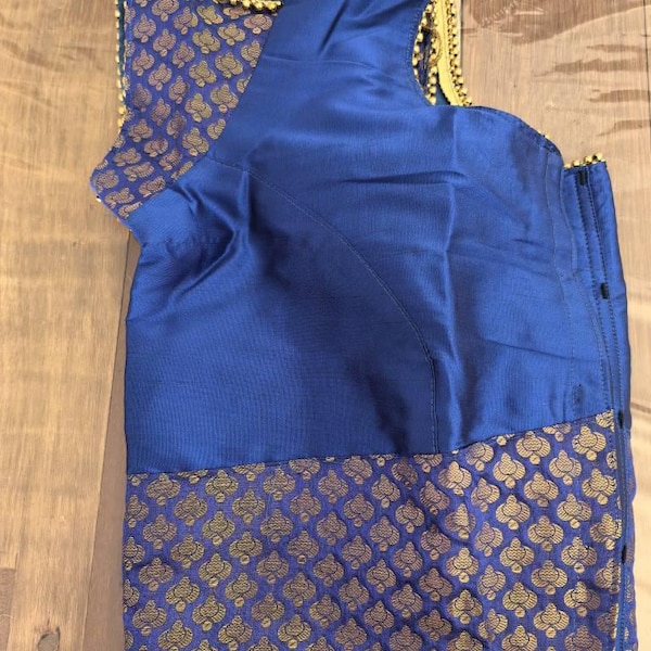 Designer Maroon Sari Blouse, Collar Saree Blouse, Ready to Wear Party ...