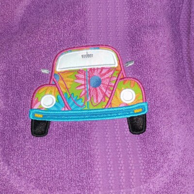 Groovy Bug Appliqué Embroidery Design Download for Embroidery Machine ...