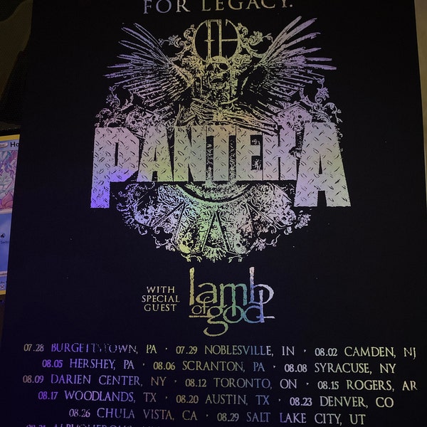 CUSTOM Setlist - Foiled Concert Souvenir Setlist - **choose Your Own ...