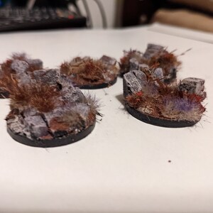 LAVA FLOW Custom Miniature Bases | Etsy