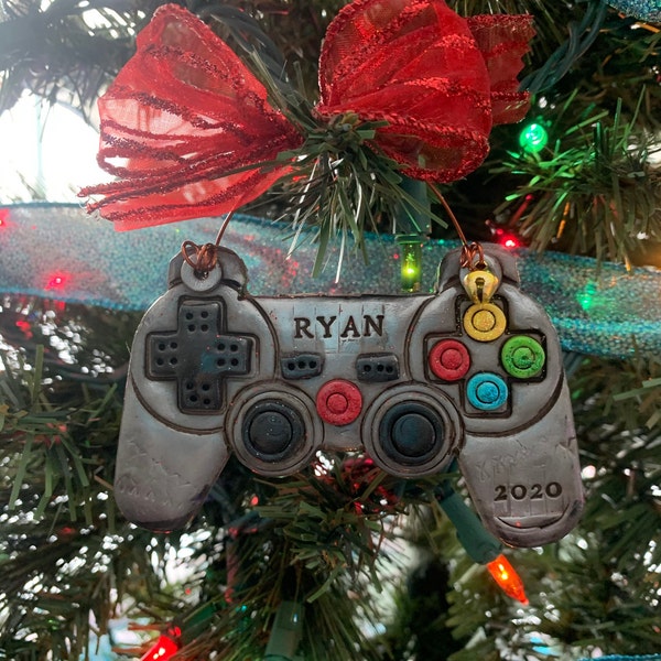 Personalized Game / Controller / Video Game Keepsake Polymer Clay ...