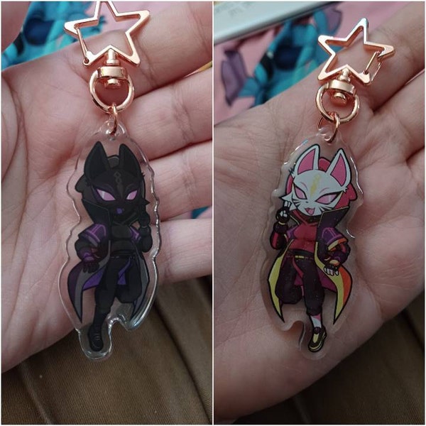 Fan Made | Double Sided Acrylic Keychains | Remi, Joni, DJ Bop, Azuki ...