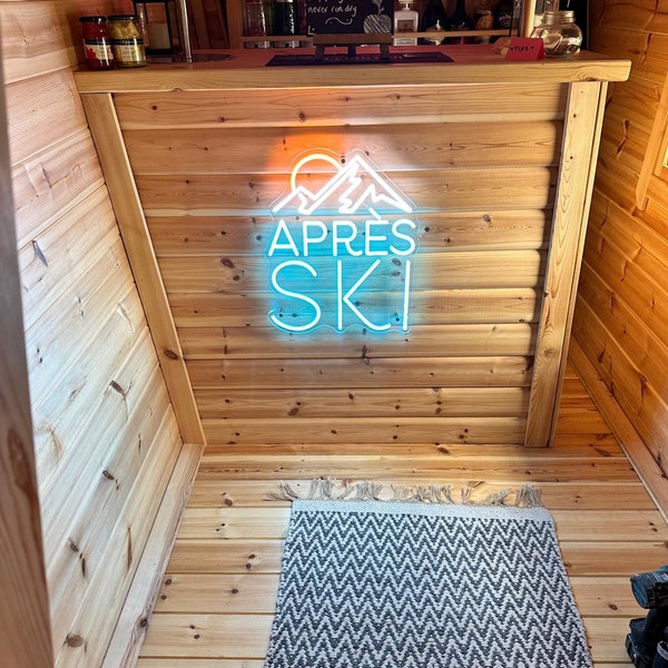 Apres Ski Neon Sign, Apres Ski, Ski Goggles, Custom Apres Ski Sign, Ski ...