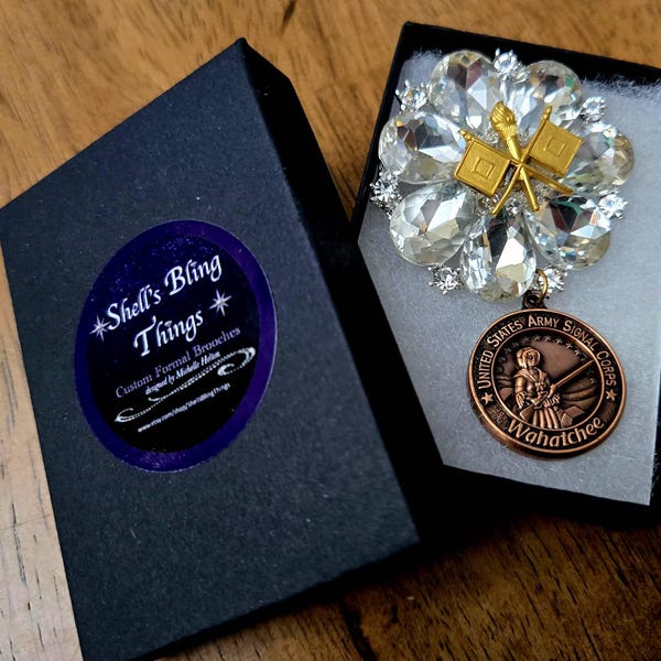 Gold Star Mother Bling Pin Brooch - Etsy