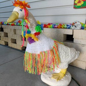 French Maid Goose Geese Outfit Crochet Goose Clothes Outdoor | Etsy