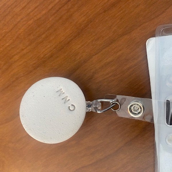 Minimalist Neutral Badge Reels - Handmade Polymer Clay - Etsy