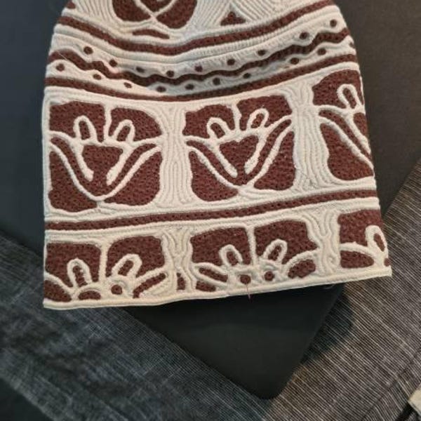 Omani Kufi Koofi Hat Topi Embroidery Handmade Cap Islamic Muslim Size ...