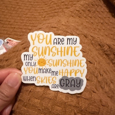 You Are Vinyl Holographic Sticker, Affirmation Sticker, Mental Health ...